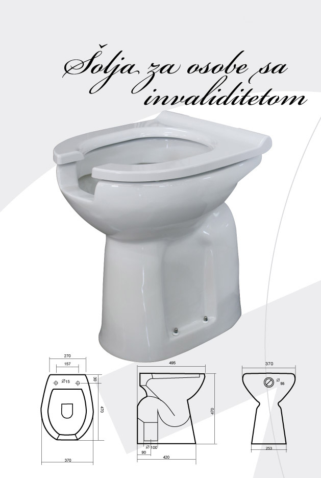 WC solja VIKTORIJA - simplon za invalide sa daskom - Aqua Still Group ...