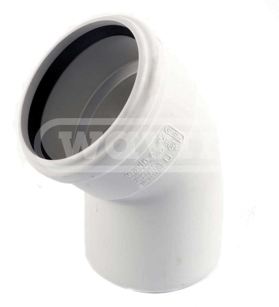 Luk AS 150 x 45° PVC - Aqua Still Group - baterija za kadu, wc solja,